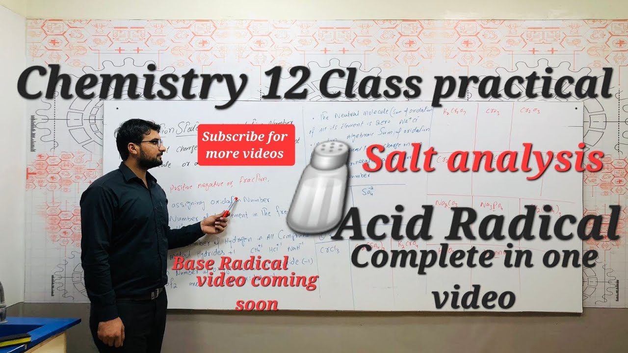 Chemistry Practical Salt Analysis Complete Acid Radical Analysis chemistry-practical-salt-analysis-complete-acid-radical-analysis