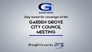 Garden Grove City Council Meeting for January 27, 2026