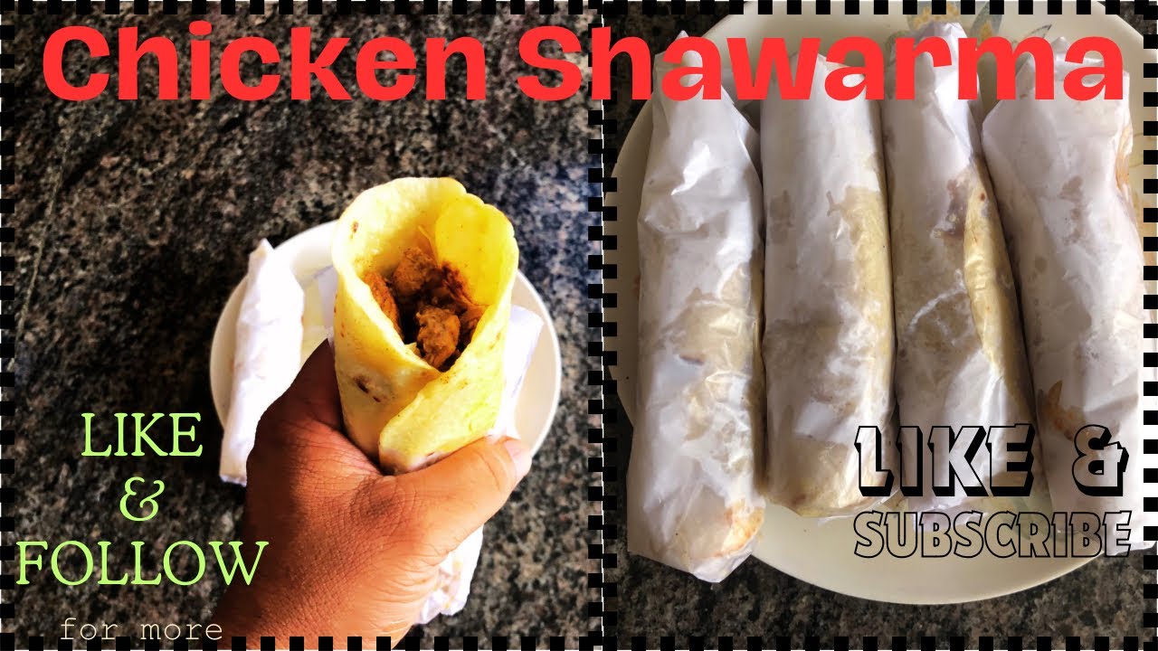 Chicken shawarma | step by step recipe | - YouTube