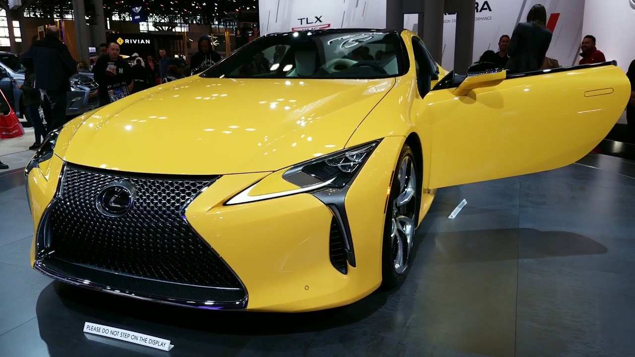 2019 NEW YORK AUTO SHOW LEXUS BOOTH SHOW CASE - YouTube