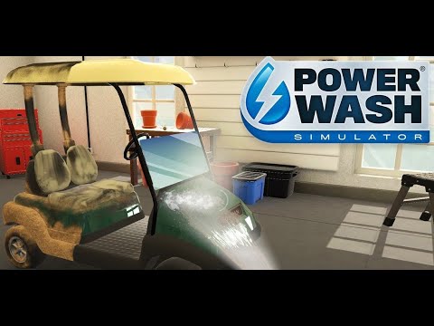 Power Wash Simulator 14 Cleaning the Golf Cart - YouTube