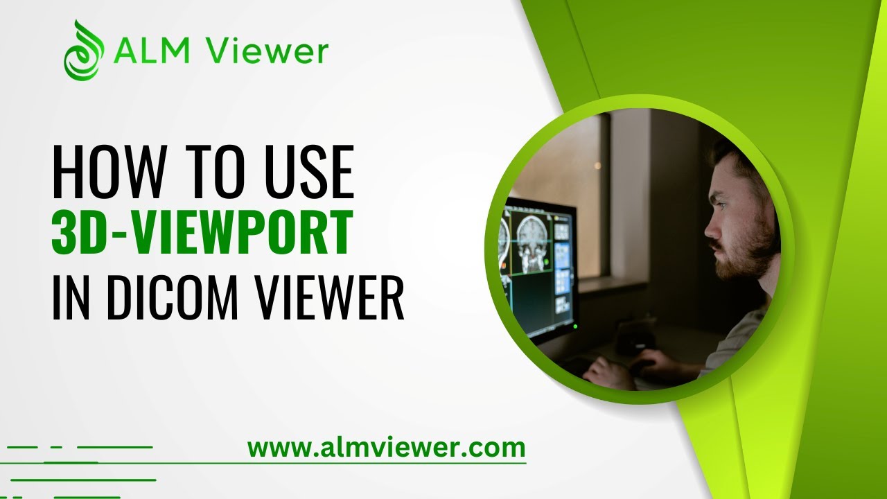 How to Use 3D Viewport in Dicom Viewer - By Alm Viewer - YouTube