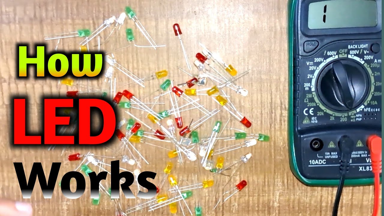 The Easiest Way to Test an LED! Multimeter + Polarity Trick - YouTube