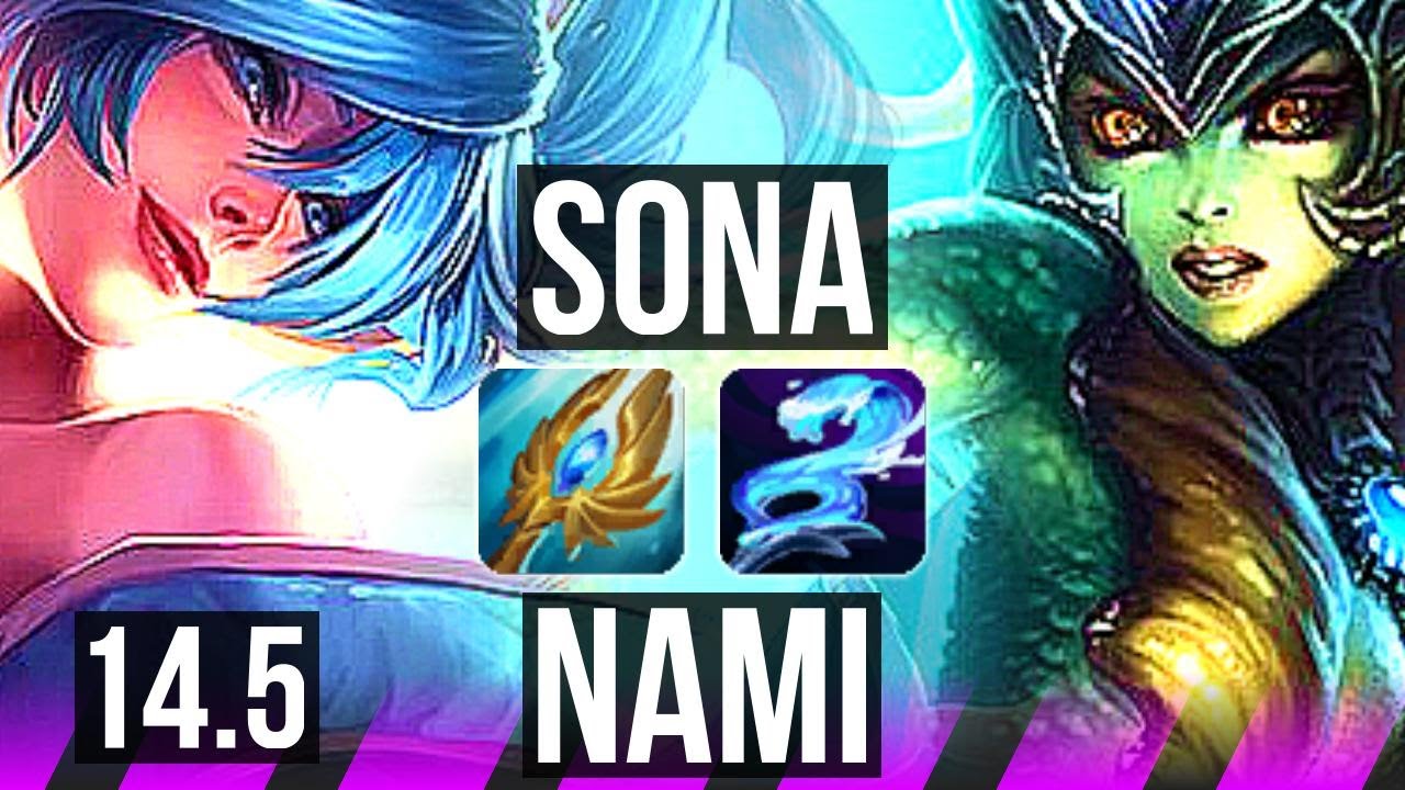SONA & Jhin vs NAMI & Lucian (SUP) | 5/1/16, 1100+ games | BR Master | 14.5 - YouTube