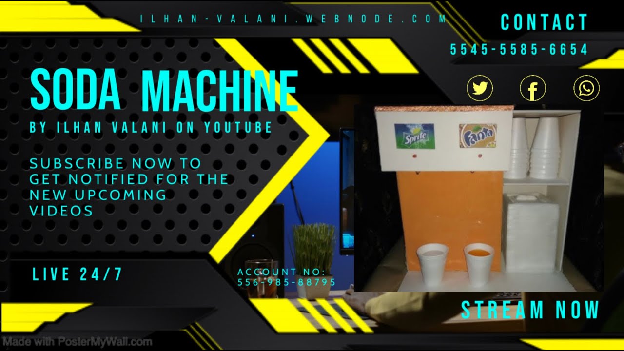 How To Make Coca Cola Soda Fountain Machine at Home - YouTube