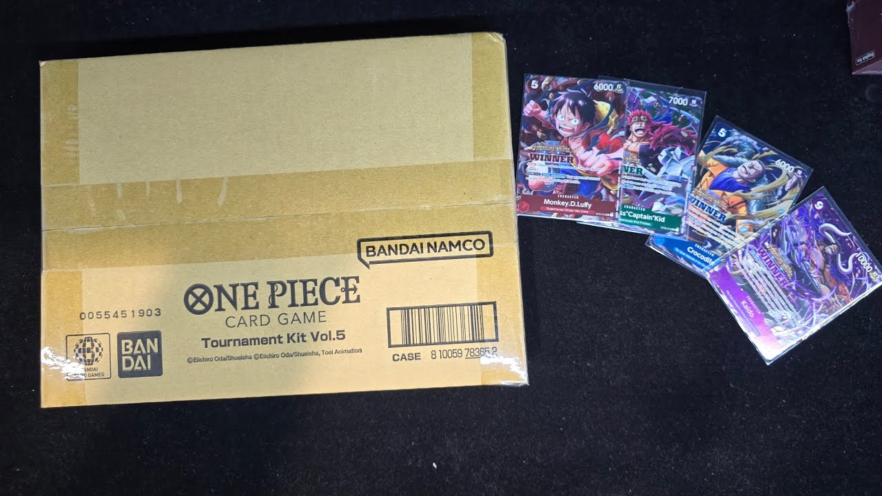 Tournament kit vol 5 opening - One Piece card game #onepiece - YouTube