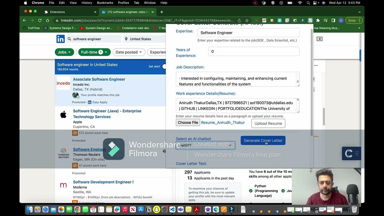 How to create customized cover letters using AI? - YouTube