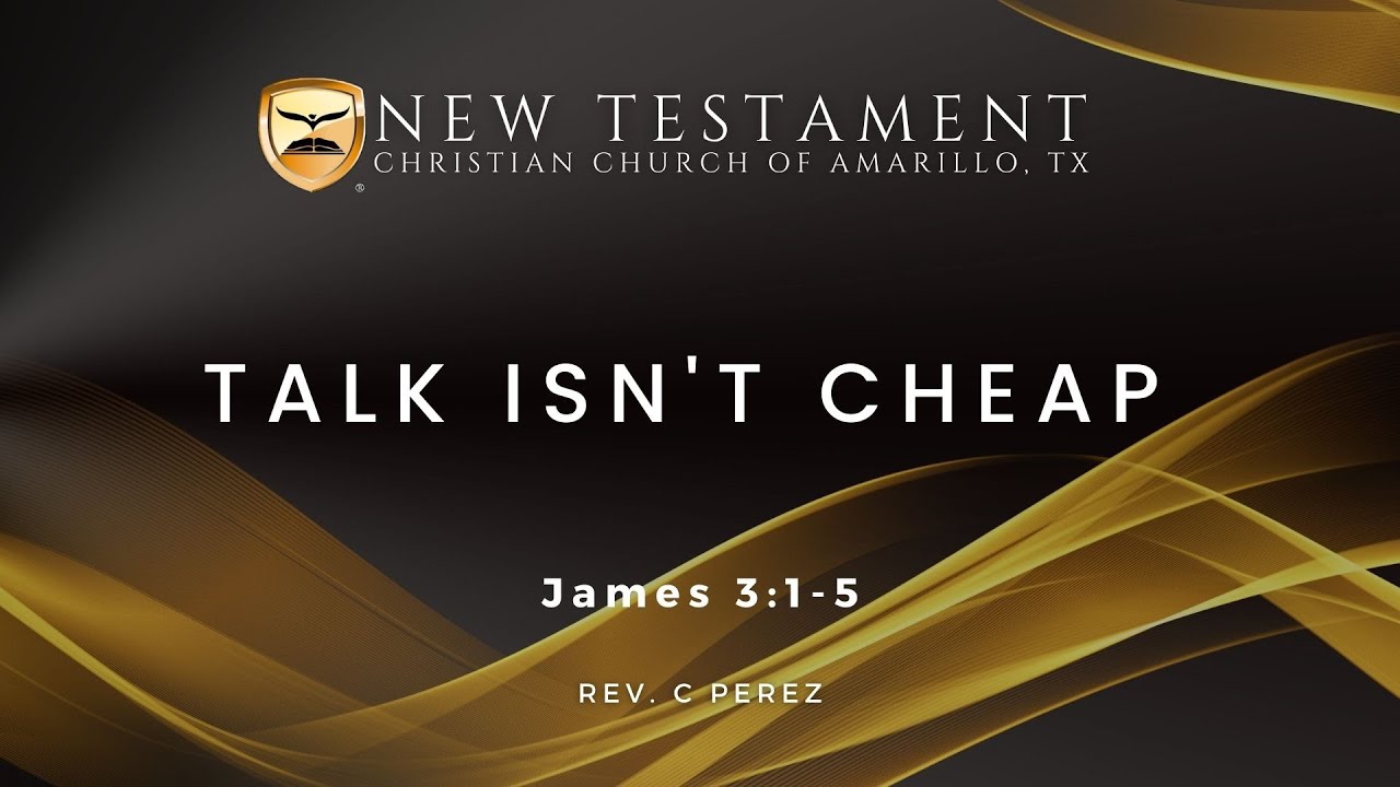 Talk Isn't Cheap - James 3:1-5 | Pastor M. A. Alexander - YouTube Talk Isn't Cheap - James 3:1-5 | Pastor M. A. Alexander - YouTube