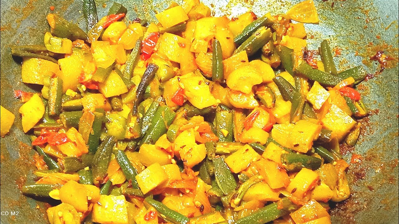 How To Make Mix Sabji Recipe | Dhaba Style Mix Veg Recipe | Mix Veg ...