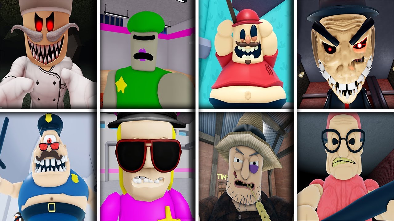 PAPA PIZZA'S PIZZERIA, POLICE ZOMBIE BUFFED, MR STINKY COP, BARRA ...