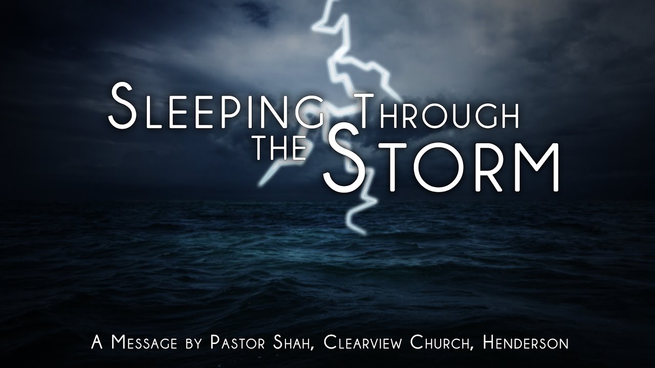 Sleeping Through the Storm by Pastor Abidan Shah - YouTube