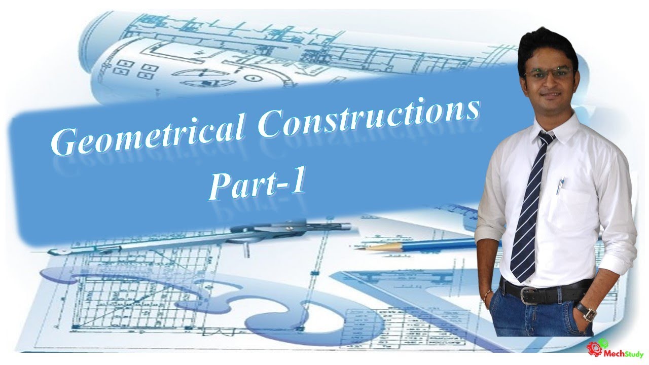Engineering Drawing Geometrical constructions Part 1 - YouTube