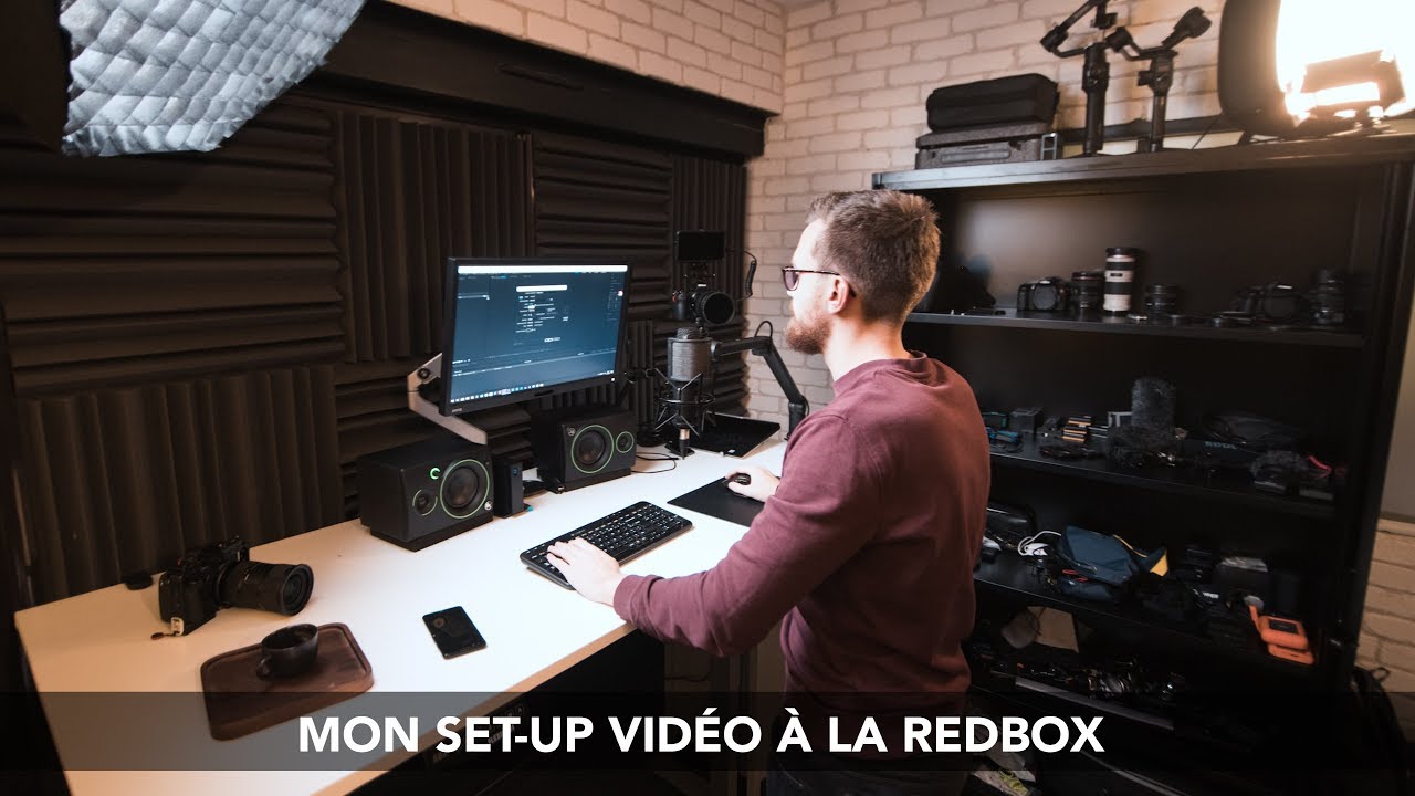 LE SET-UP VIDÉO DE MON STUDIO À LA REDBOX - YouTube