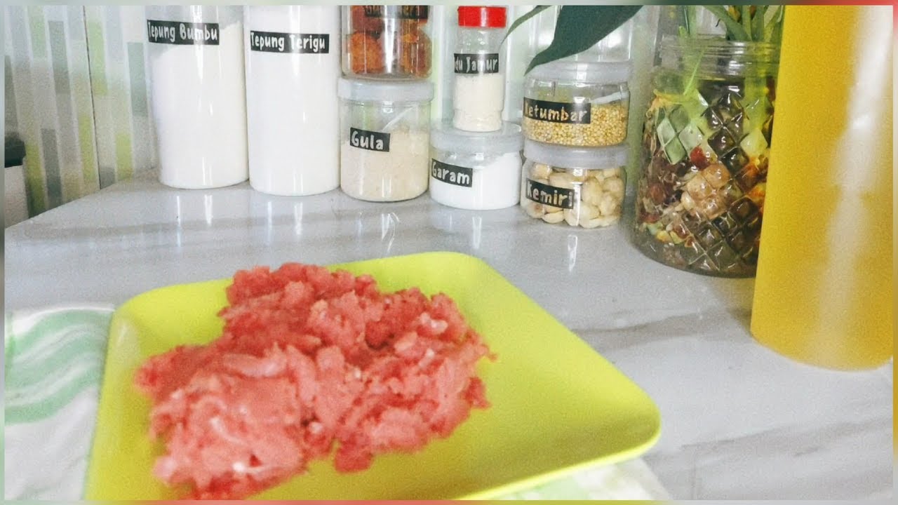 Daging sapi digiling 1/4 jd banyak!! Steak daging giling saus lada ...