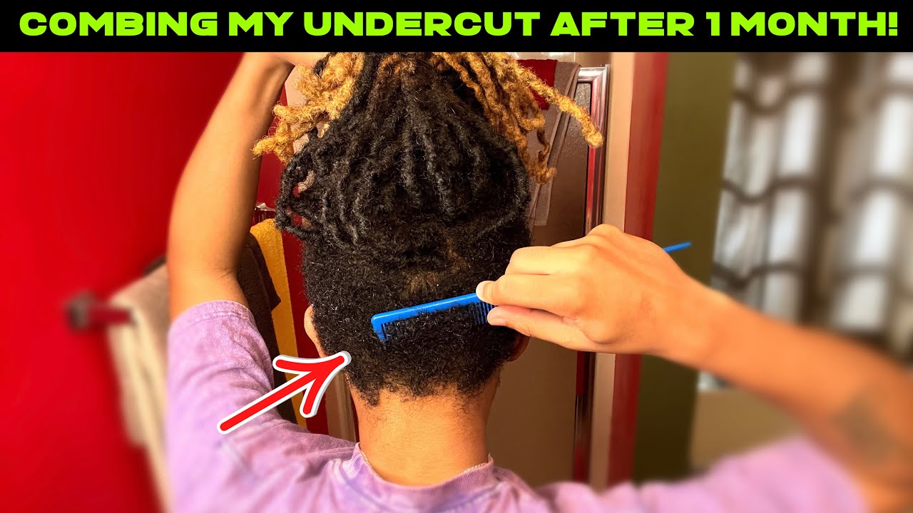 Journey to growing my undercut | Month 1 - YouTube
