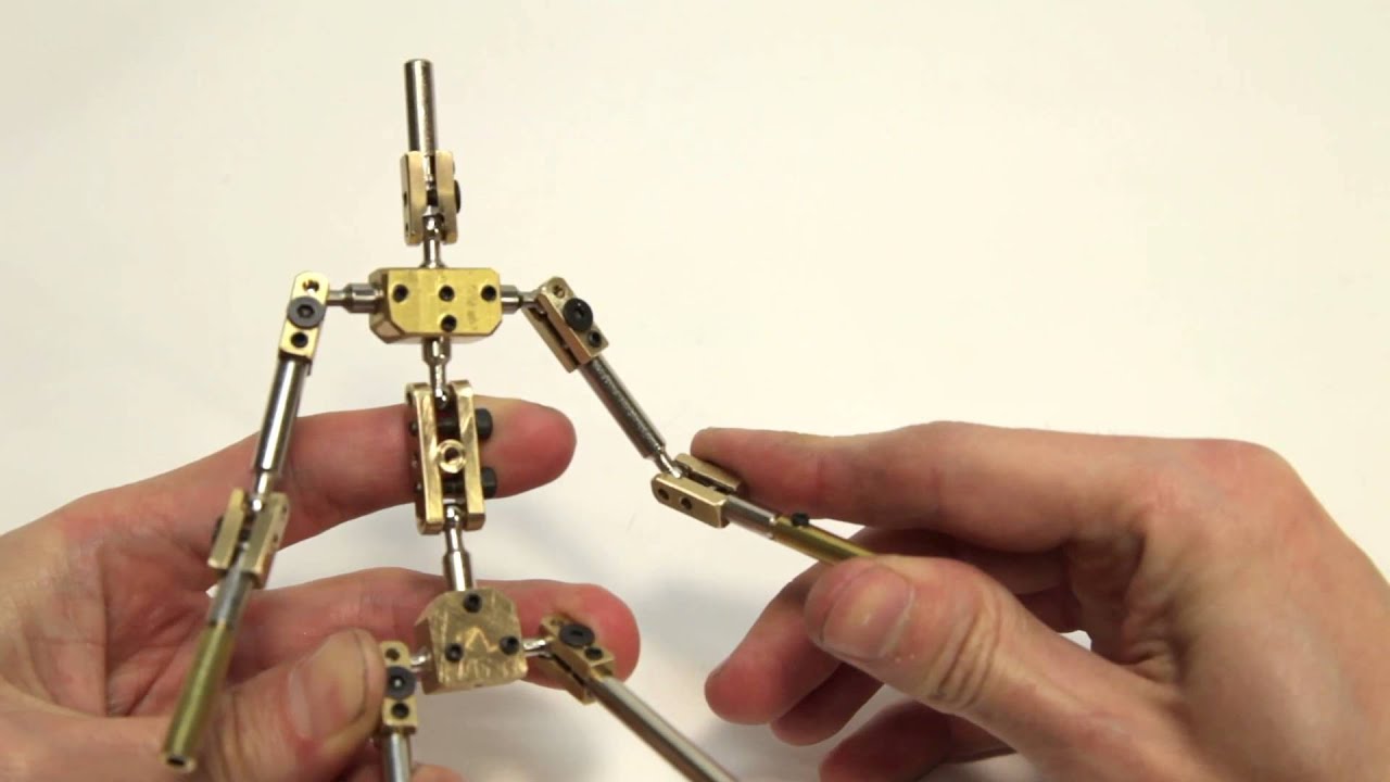 K1 - kinetic armatures stop motion skeleton unboxing - YouTube