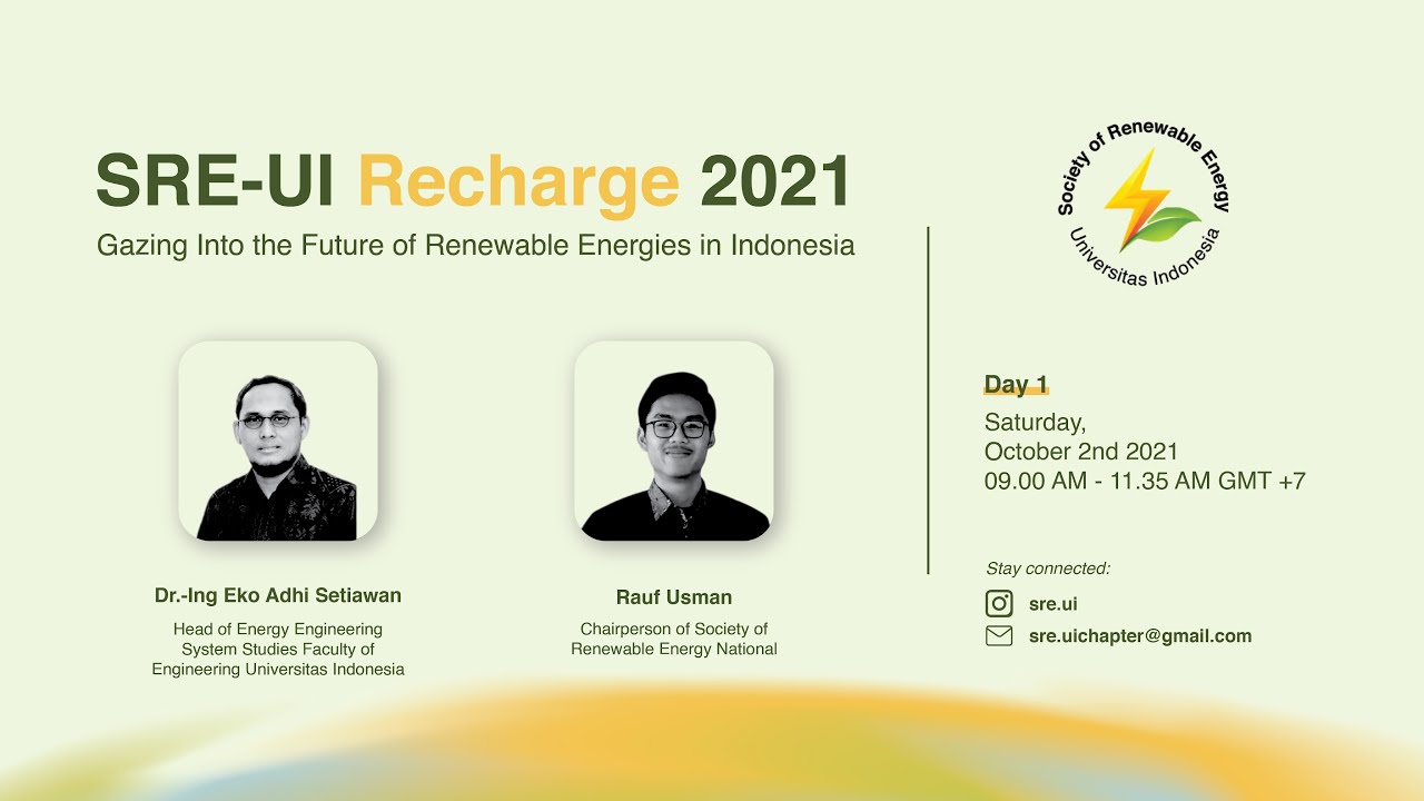 SRE UI Recharge 2021 - Day 1 - YouTube
