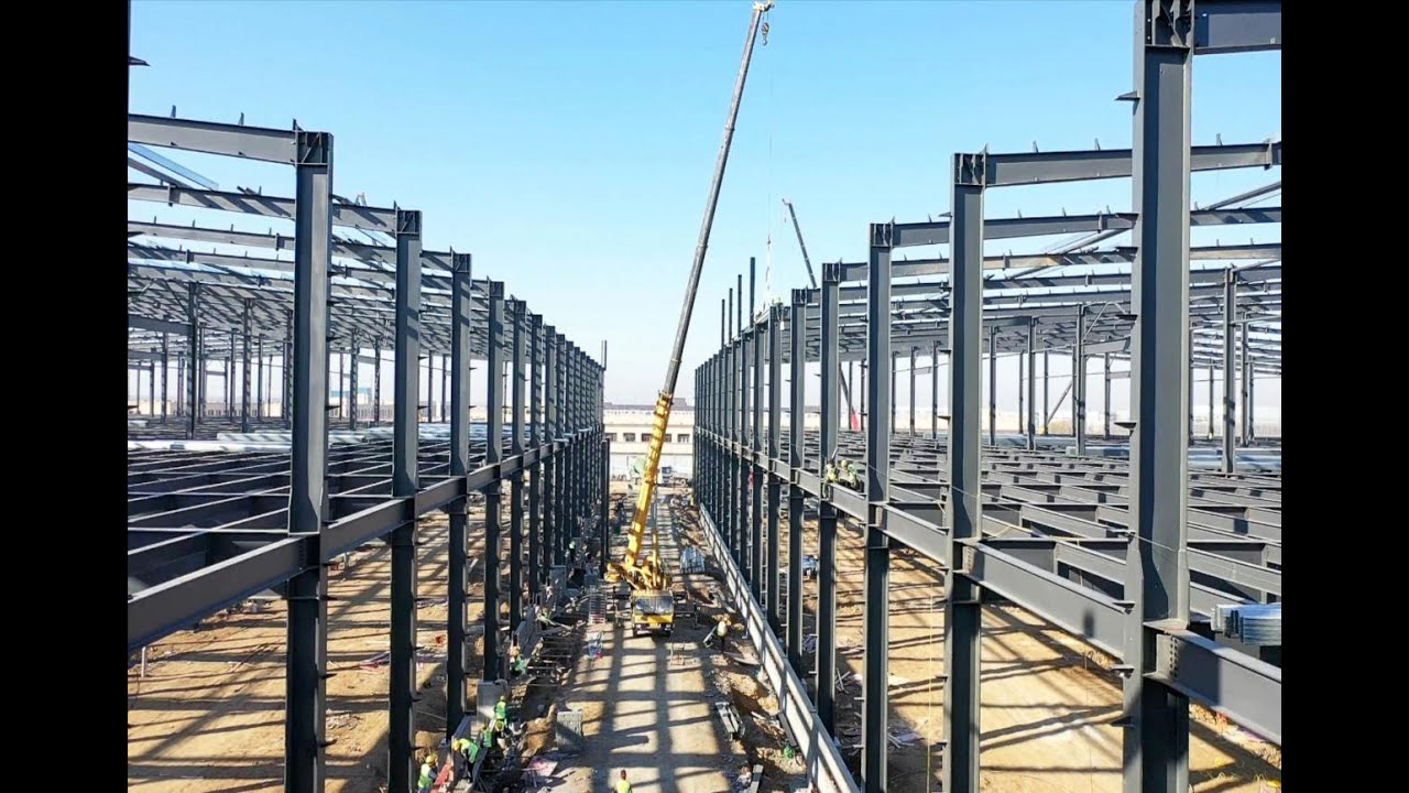 Warehouse building project - YouTube
