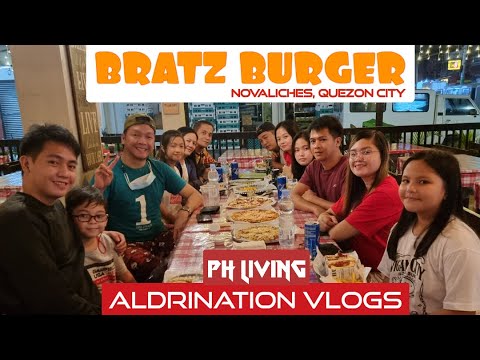 BRATZ BURGER @ Novaliches Bayan, Quezon City | ALDRINATION VLOGS | PH ...