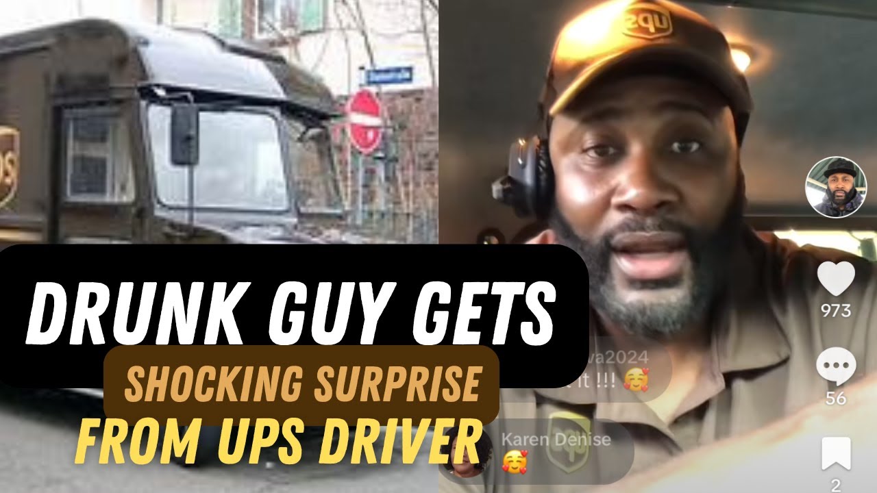 Drunk Beggar Copley Rd Slim Gets SHOCKING Surprise from UPS Driver ...