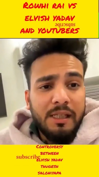 @RowhiRai get reply from elvish yadav @TheSocialFactory #short #thugesh #rowhirai ,#elvish - YouTube