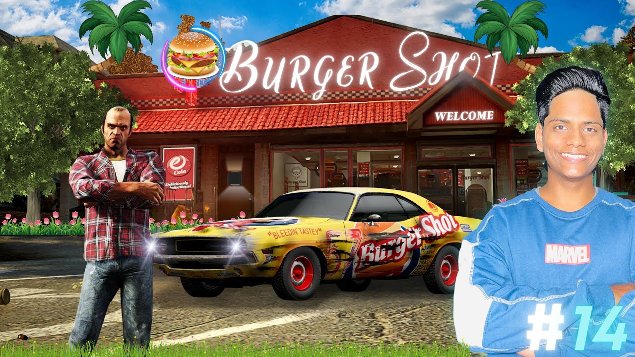 STOCK RACER BET HIS BURGER SHOT CAR | GTA 5 GAMEPLAY #14 - YouTube