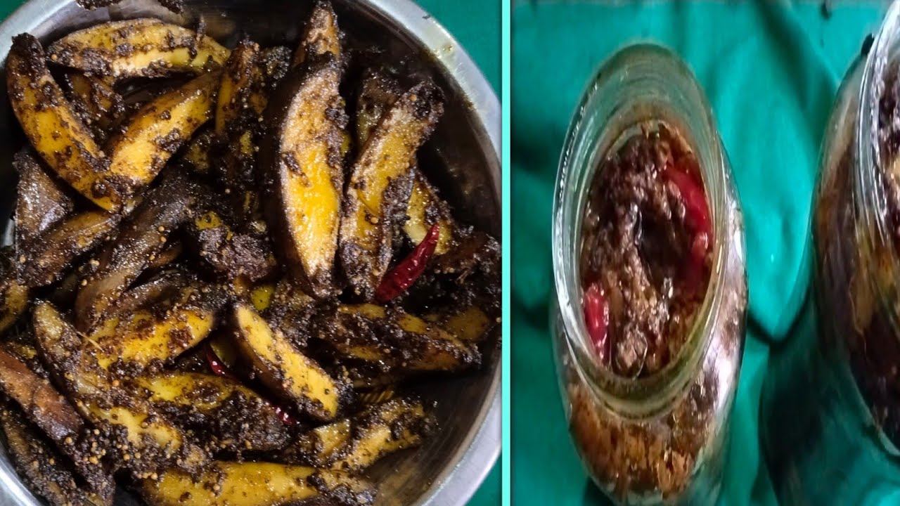 কাঁচা আমের একটি নতুন আচারের রেসিপি ডুব তেলের আচার / Amer Achar/Amer ...