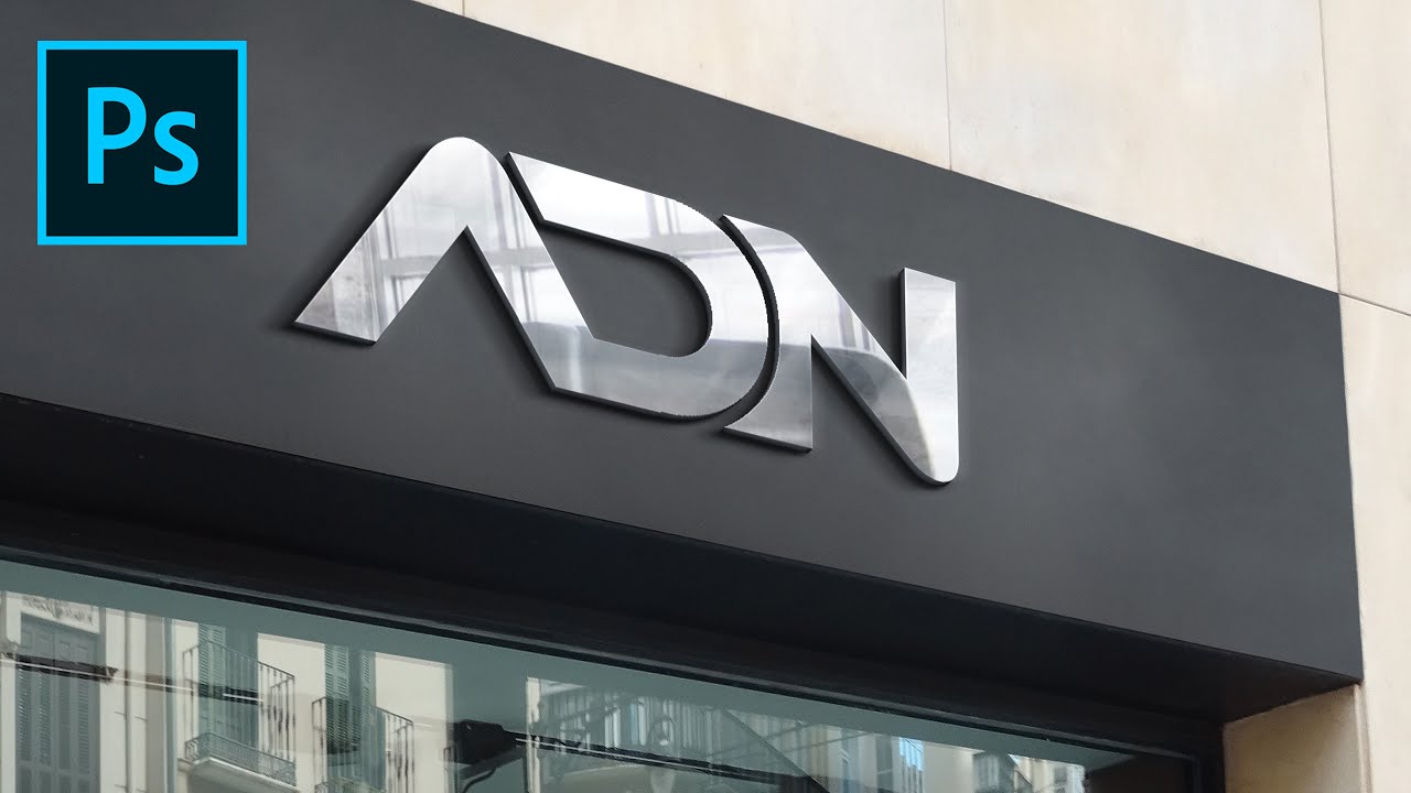 Photoshop typography Logo design tutorial | How to logo design in adobe ...