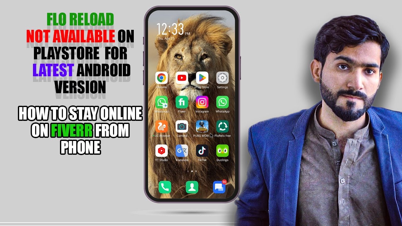 how to stay online on fiverr from mobile | auto refresh app not ...