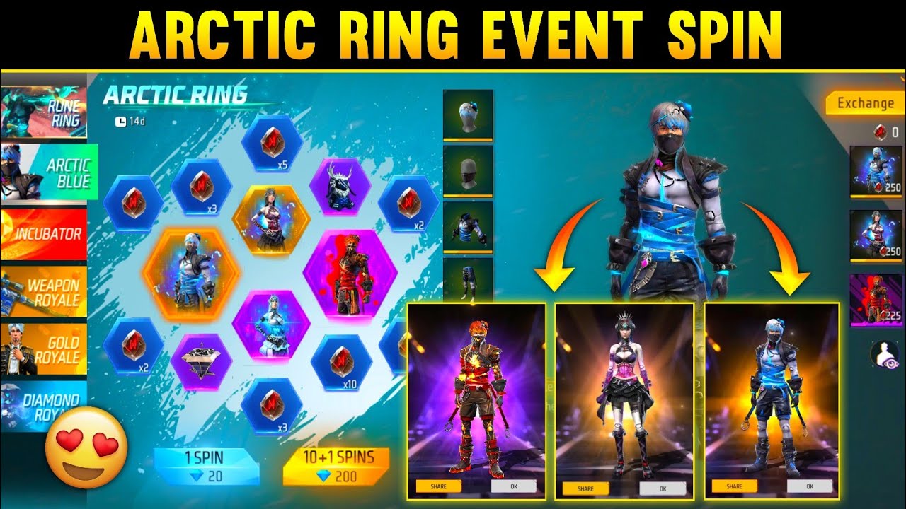 NEW ARCTIC RING EVENT TODAY | FREE FIRE NEW EVENT | ARCTIC RING FREE ...