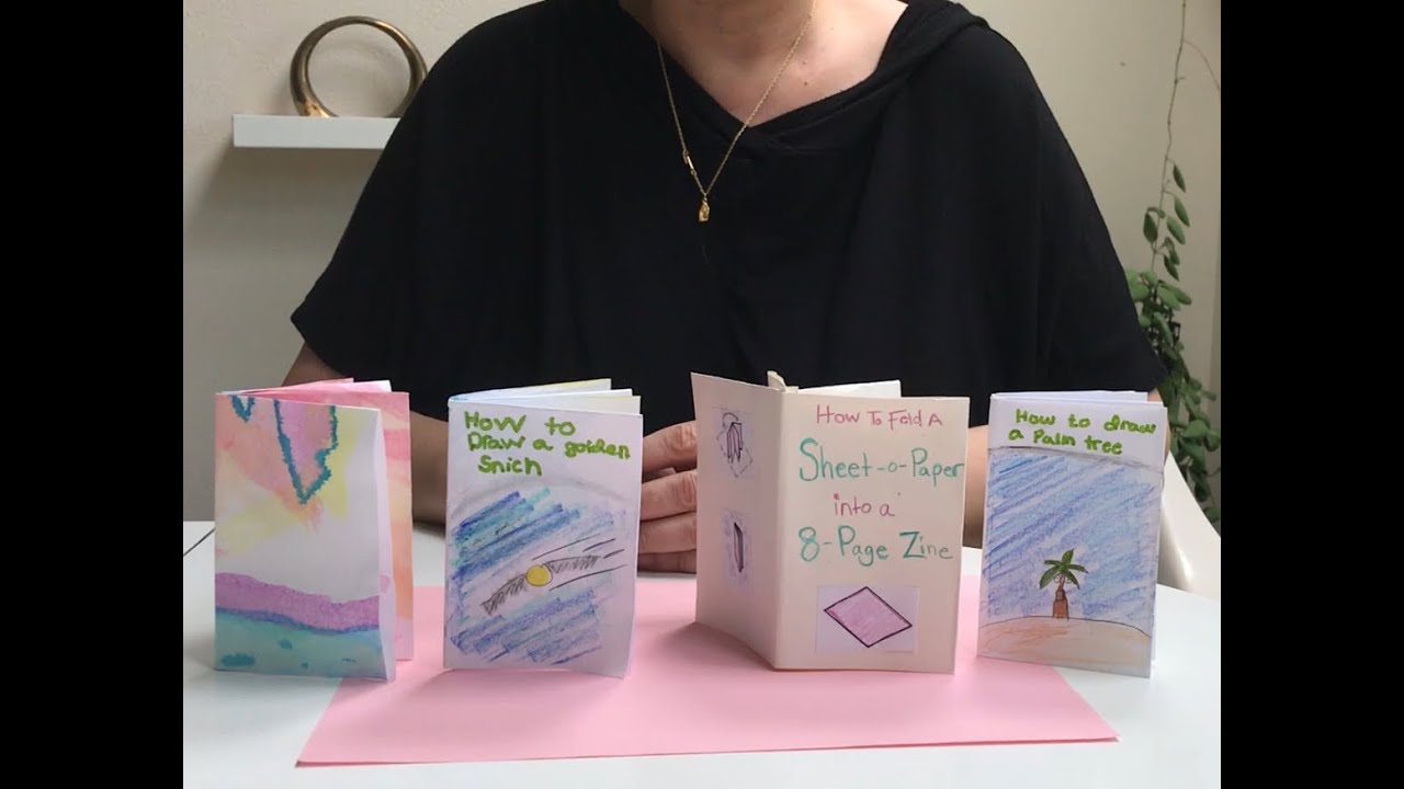 How to Make Your Own Zine - YouTube