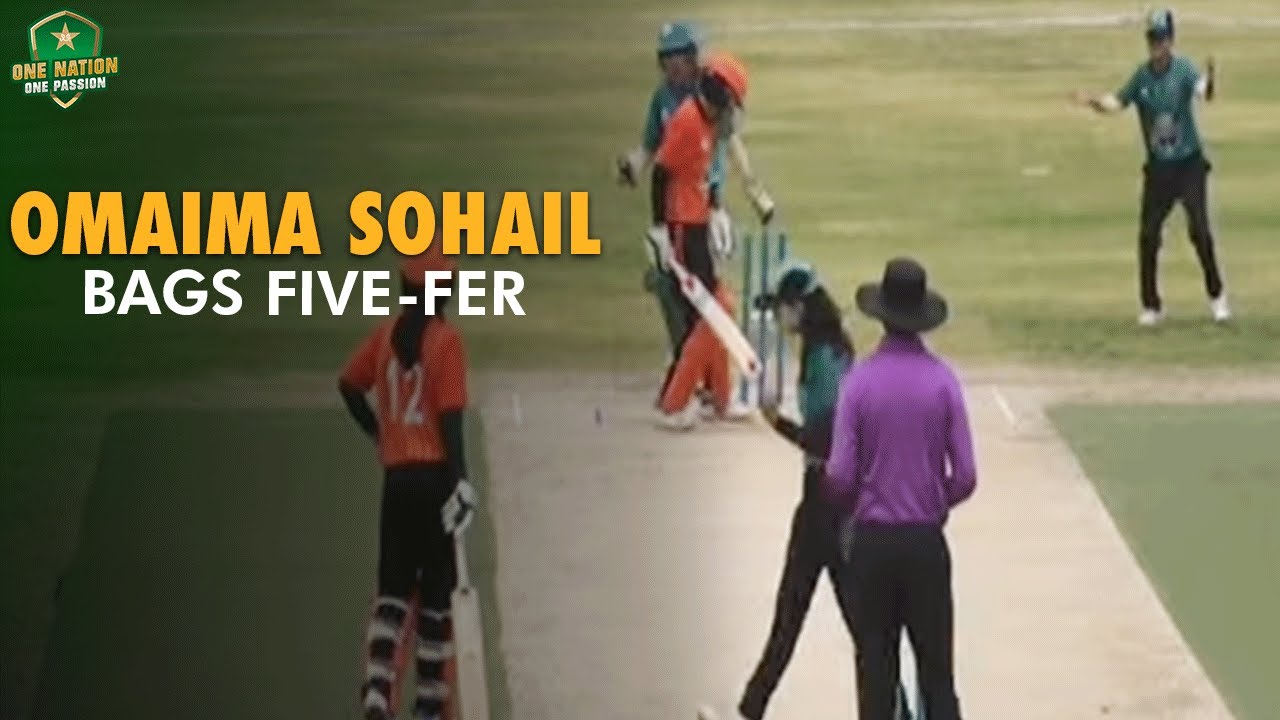 Omaima Sohail bags five-fer | Karachi vs Peshawar | National Women's ...