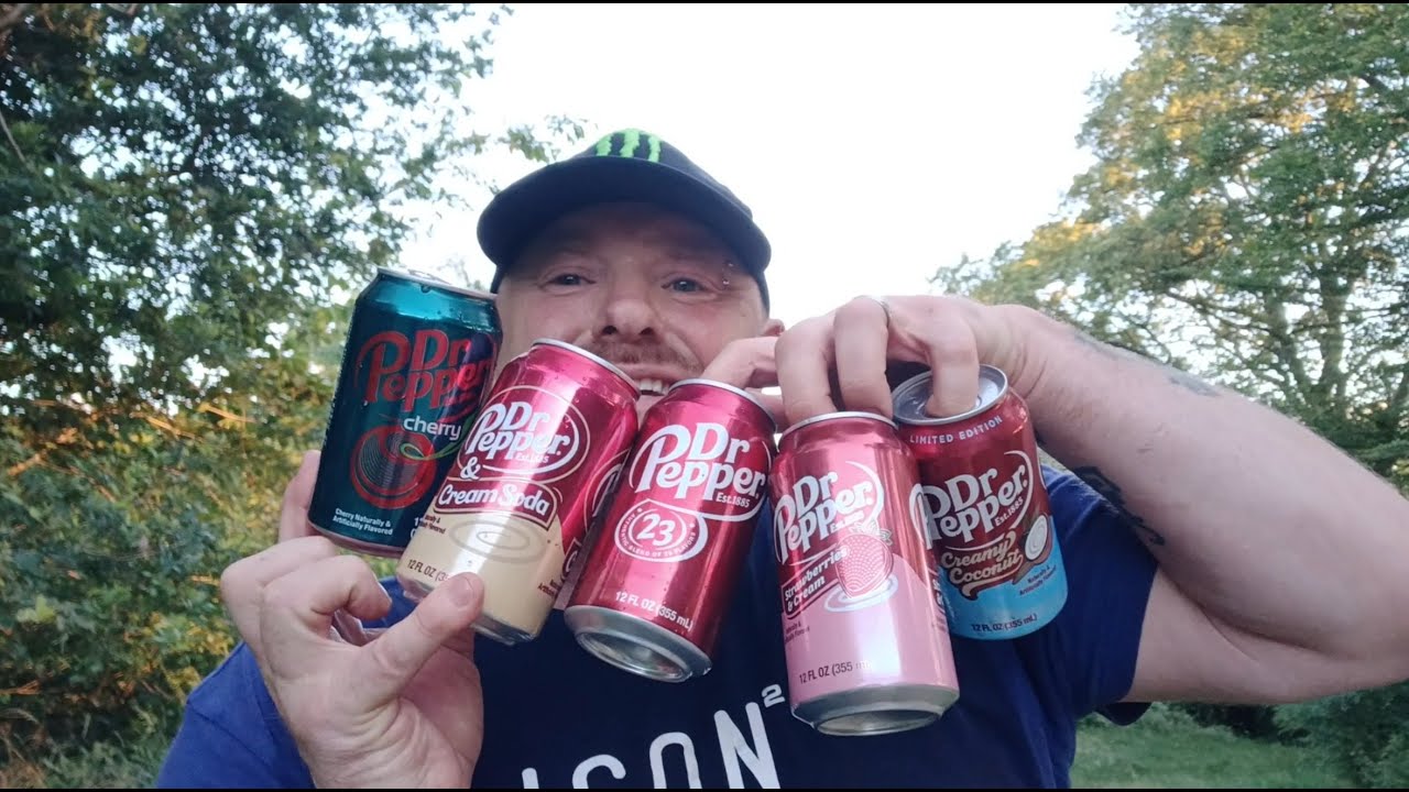 Lord's drinks comparisons - Drenched in DR PEPPER! (5 cans together ...