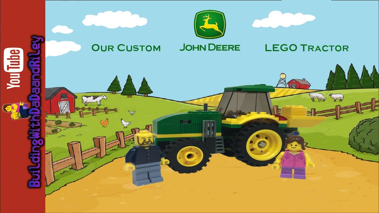Our LEGO John Deere Tractor MOC (Set 7634 Customized) - YouTube