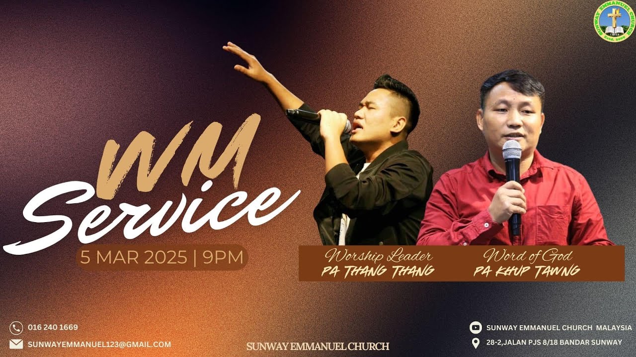 12/MAR 2025 WM SERVICE WORSHIP LEADER NU HUAM NUWORD OF GOD NU CING NO - YouTube