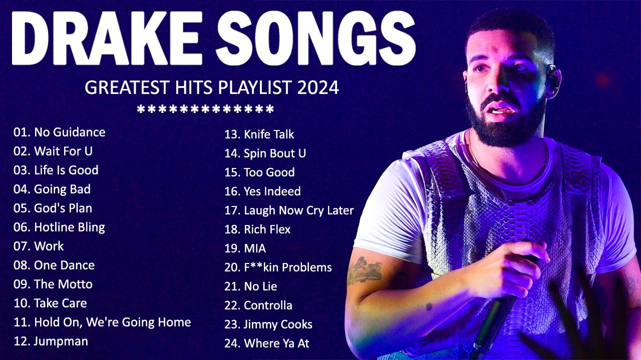 Drake Greatest Hits 2024 - Best Songs Of Drake Playlist 2024 - Best ...