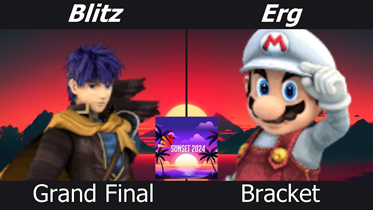 Sunset 2024 - Grand Finals - Blitz (Ike) vs. Erg (Mario) - YouTube