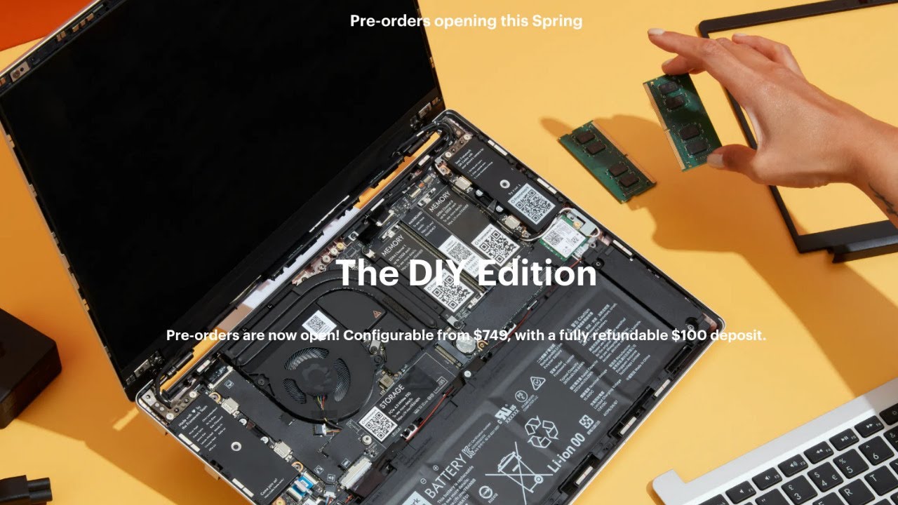 Framework's modular, DIY & repairable laptop! - YouTube
