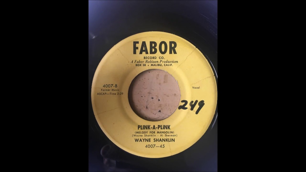 Wayne Shanklin - Plink A Link (Melody For Mandolin) FABOR - YouTube