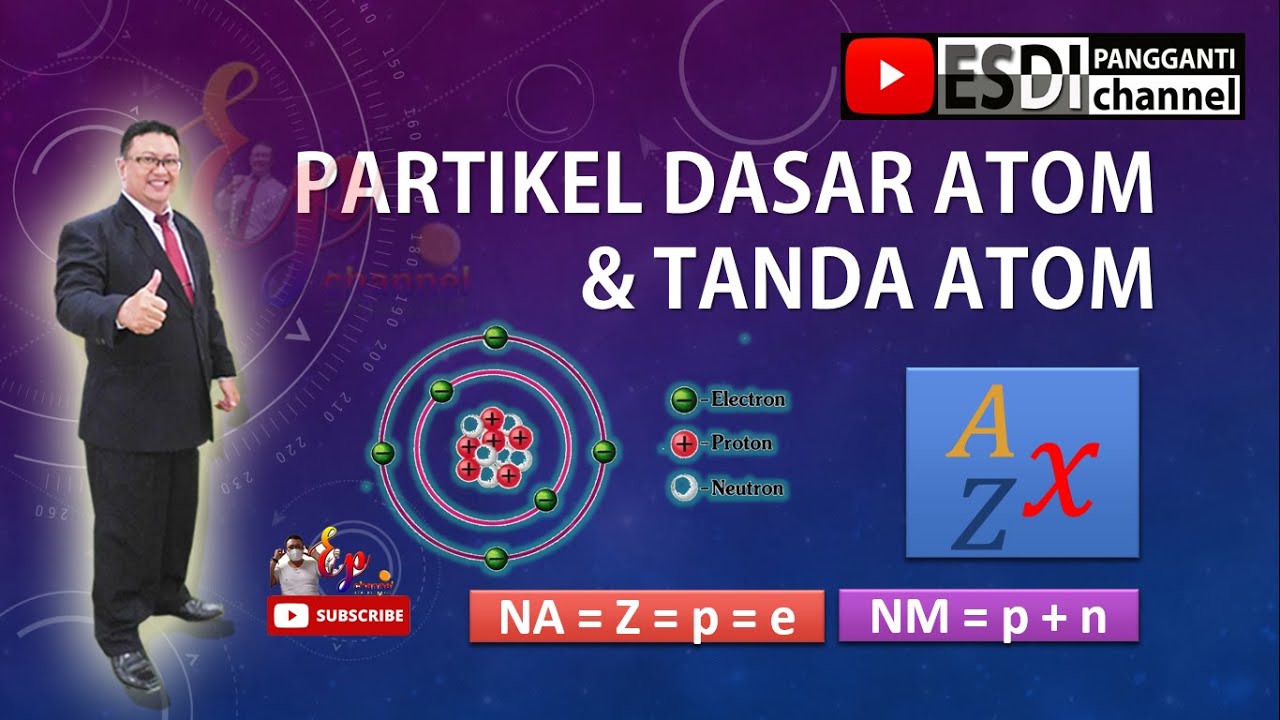 PARTIKEL DASAR ATOM & TANDA ATOM - YouTube