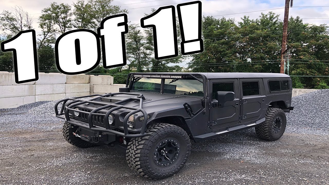 EXTREMELY RARE 750HP LBZ DURAMAX SWAPPED HUMMER H1!! - YouTube