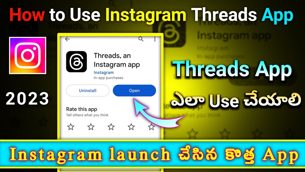 How to Use Instagram Threads Telugu | instagram threads app | Instagram Threads ని ఎలా Use ...