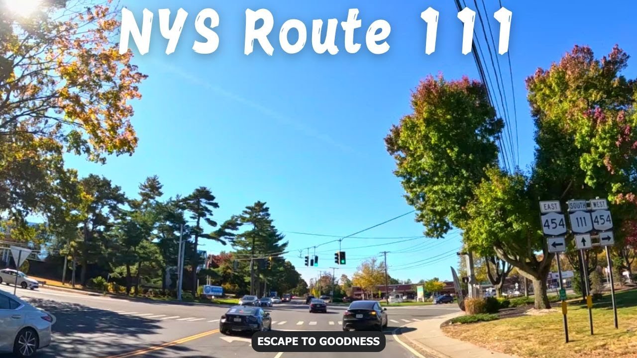 NY Route 111 - FULL DRIVE - Long Island - New York - 4K Drive - YouTube