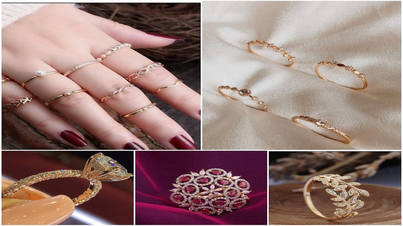 Elegant and Stunning 24k Gold / Stone Rings Designs Collection 2020 ...
