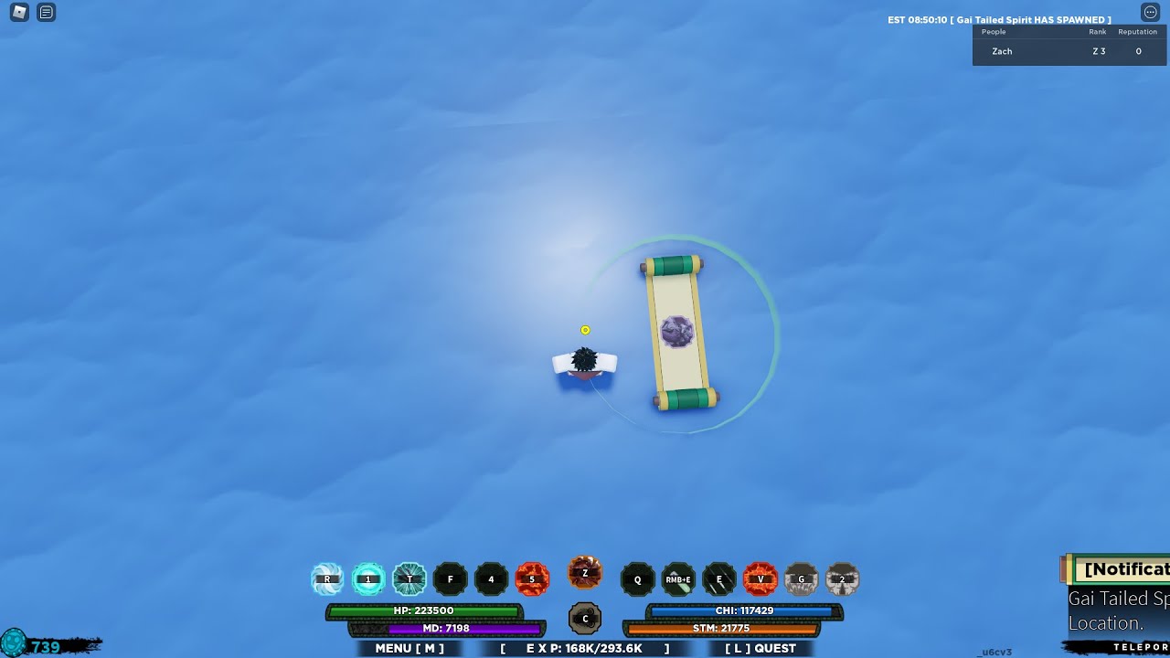 Shindo life | solo gen 2 8 tails Roblox - YouTube