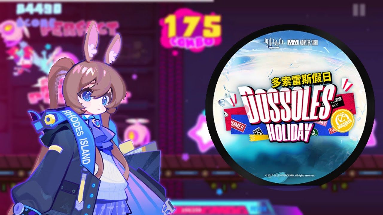 Dossoles Holiday (Hard 7) Full Combo with Amiya - Muse Dash X Arknights - YouTube
