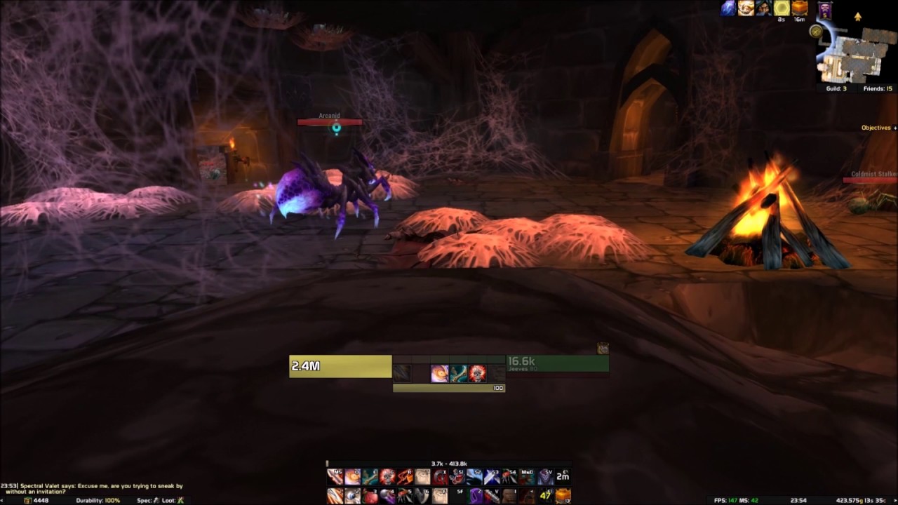 Karazhan - Rogue Spider Room Crystal - YouTube