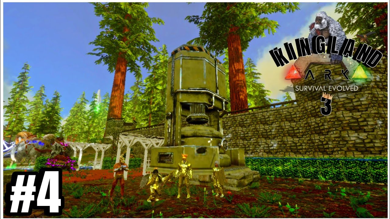 KINGLAND 3 CAPITULO #4 servidor de ark mobile 👑 - YouTube
