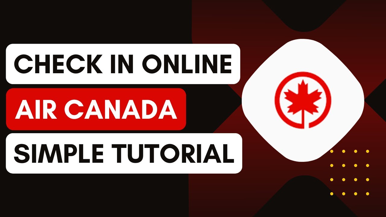 How To Check In Air Canada App (Quick & Easy) ! - YouTube