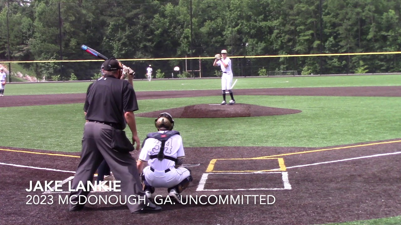 Jake Lankie RHP 2023 (McDonough, Ga.) - YouTube